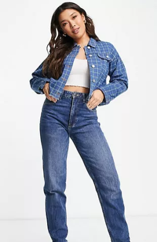 gilli - Denim Jacket in Check