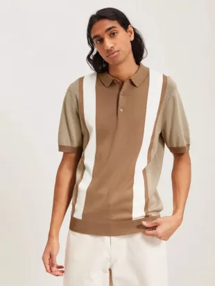 J. Lindeberg - Rey Striped Polo Shirt