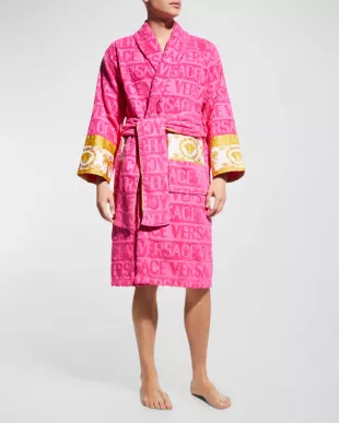 Versace - Barocco Sleeve Robe