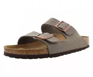 Birkenstock - Arizona Birkibuc Sandals Stone