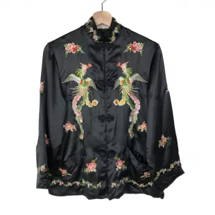 sleeper - Vintage Embroidered Silk Phoenix Jacket