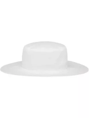 Prada - White Wide Brim Hat