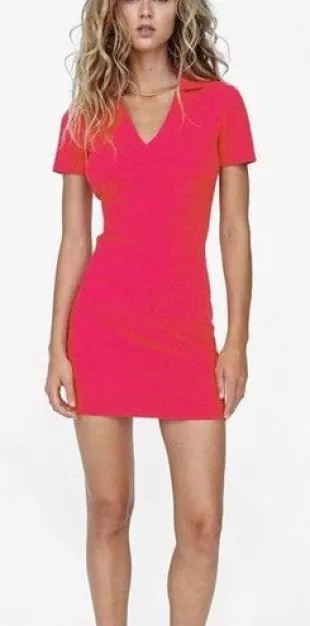 Zara - Red Polo Dress