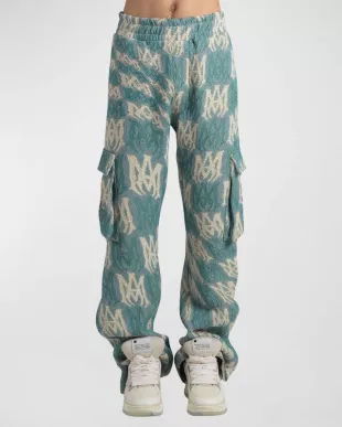 Amiri - Blue MA Tapestry Cargo Pants