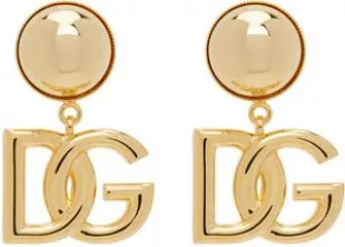 Dolce & Gabbana - Gold 'DG' Earrings