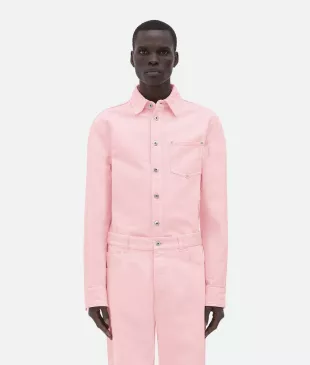 Bottega Veneta - Light Pink Denim Shirt