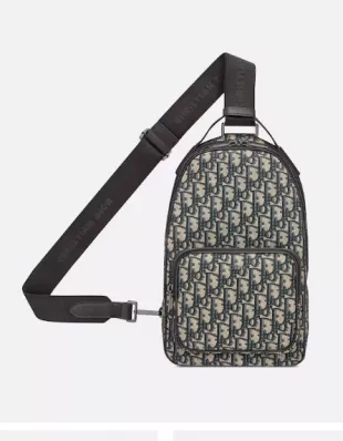 Dior - Beige Oblique Sling Backpack