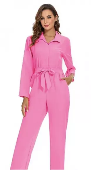 lightinthebox - Pink Jumpsuit Replica inspired by Barbie movie 2023