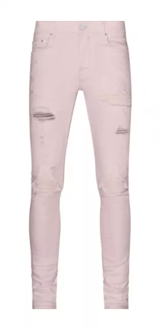 Amiri - Pink Sprayed MX1 Jeans
