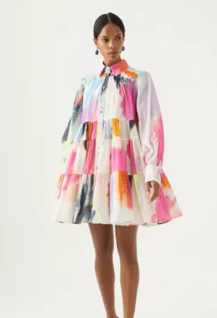 aje - Vie Smock Dress