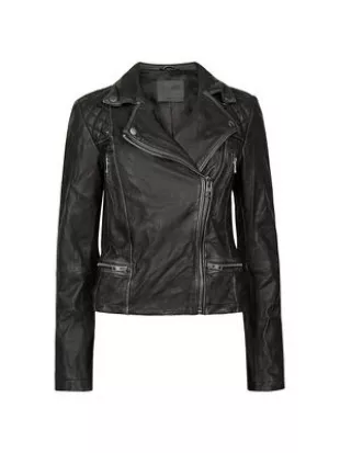 Allsaints - Cargo Leather Biker Jacket