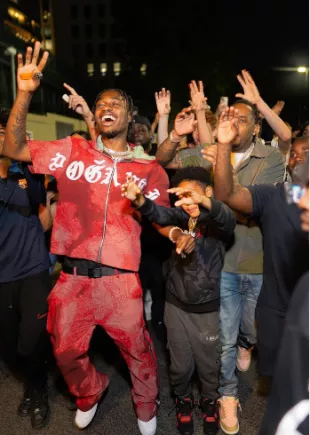 Dogani - Red Dogani Shirt With Hood