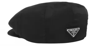 Prada - Black Nylon Flat Hat