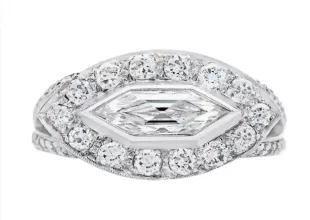 Mindi Mond - Bullet Shaped Hexagon Diamon