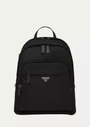 Prada - Triangle Logo Nylon Backpack