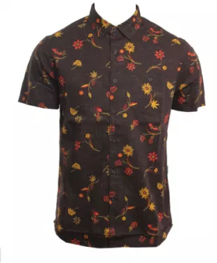 vissla - Bunga Bunga In Phantom Woven Shirt