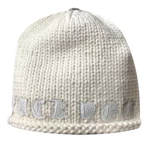 Chrome Hearts - White Fuck You Beanie