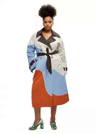 ahluwalia - Wave Trench Coat