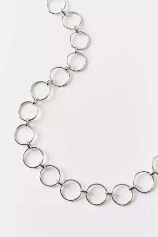 Urban Outfitters - Circle Chain Belt in Silver