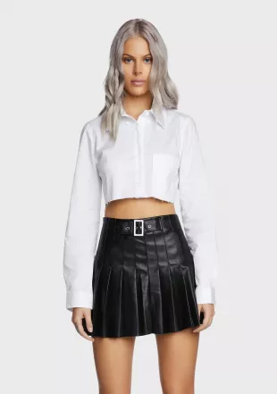 Dollskill - Poster Grl Brave New World Collared Shirt