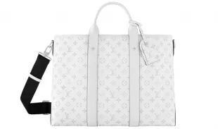 Louis Vuitton - White Monogram Weekend Tote