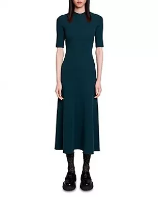 Maje - Rubis Rib Knit Dress