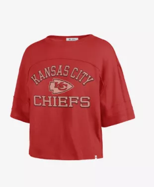 ’47 - Kansas City Chiefs Half Moon Stevie Crop Top