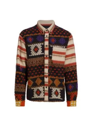 Cout De La Liberte - Multicolor Aztec Patterned Overshirt