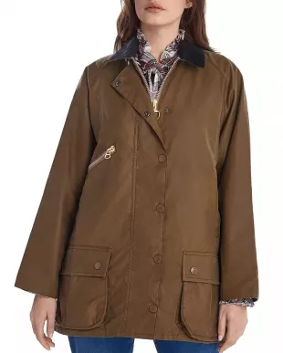 Barbour - Alexa Chung Edith Waxed Cotton Jacket
