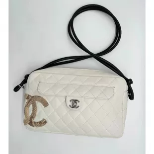Chanel - Cambon Python Pochette Bag