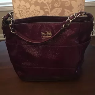 Coach - Plum Handbag