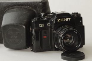 zenit - Zenit 122 Helios 44M Black SLR 35mm BelOMO KMZ Camera N90133311 ...