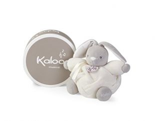 kaloo - Kaloo Plume - Peluche Ptit Lapin Musical 18 cm - Crème