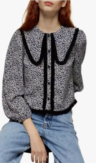 Topshop - Floral Print Blouse