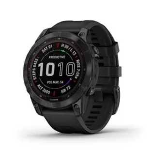 Garmin - 010-02540-34 fenix 7 Sapphire Solar, adventure smartwatch ...
