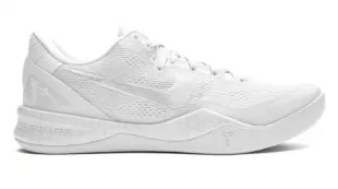 Nike - Kobe 8 Protro "Triple White" Sneakers