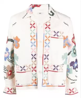 Bode - Prisma Embroidered Shirt