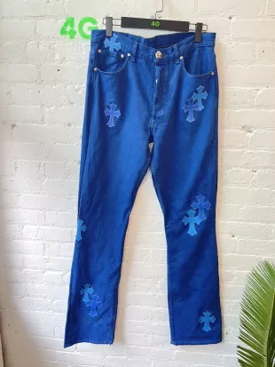 Chrome Hearts - Offset Personal Unreleased Cross Jeans