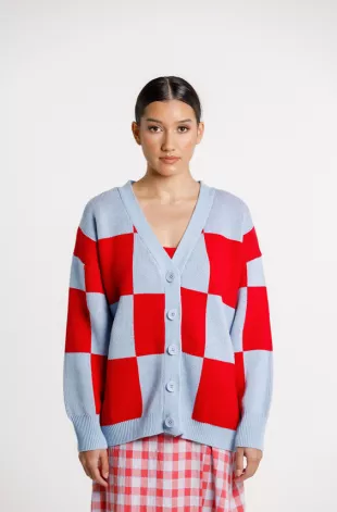 Thing Thing - - Check It Cardigan