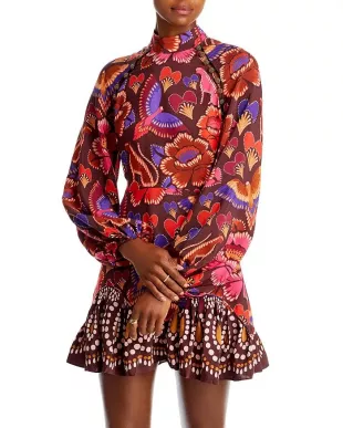 FARM Rio - Bright Flora Mini Dress