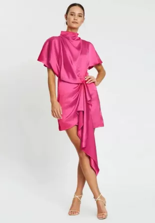 acler - Lochner Dress Fuschia