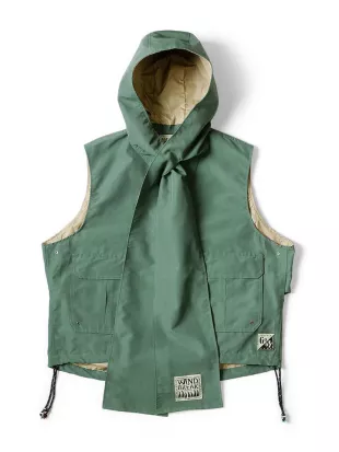 kapital - ;60/40 Cloth Rabbit Gale Vest" 3 Colors Mens 2 Sizes 15037
