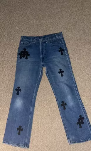 Chrome Hearts - Levi’s Cross Patch Denim