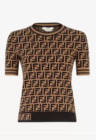 Fendi - Fabric Ff Motif Sweater