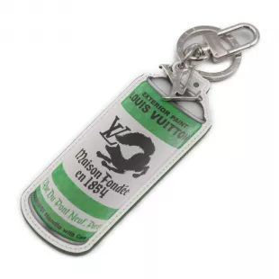 Louis Vuitton - Green Spray Can Keychain