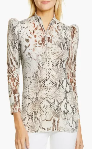 Smythe - Snake Print Top