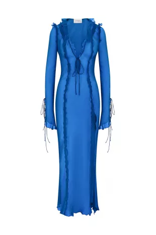 Rat and Boa - Farretti Dress in Blue