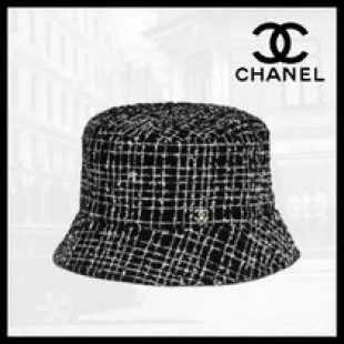 Chanel - Street Style Bucket Hats Wide-brimmed Hats