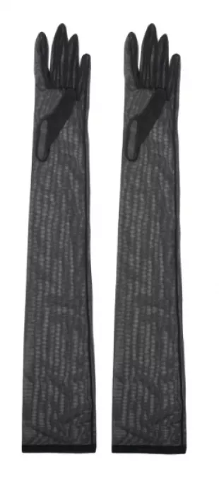 Dolce & Gabbana - Elbow Length Stretch Design Gloves