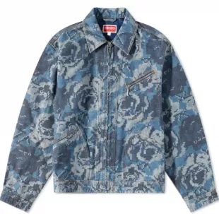 Kenzo Paris - Pixel Denim Jacket